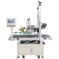China Automatic Single Side Corner Label Applicator for Beverage Bottle 40-100pcs/min 220V for sale