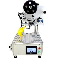 China Semi-Automatic Flat Surface Labeling Machine 110V 60Hz Adjustable Jig for Industrial Use for sale