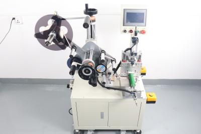China Marker Vial Semi Auto Label Applicator for Test Tube Pipe Bottle Packaging Material Wood for sale