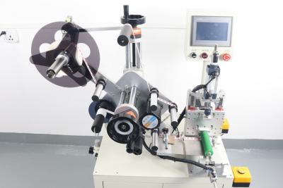 China Marker Vial Semi Auto Label Applicator for Test Tube Pipe Bottle Packaging Material Wood for sale