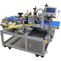 China Automatic Double Side Corner Sealing Label Labeling Machine 220V 40-100pcs/min for Boxes for sale