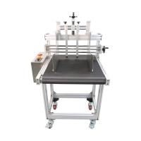 China Automatic Flat Label Applicator for Boxes Card 150kg 220V Industrial Labeling Machine for sale