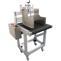 China Automatic Flat Label Applicator for Boxes Card 150kg 220V Industrial Labeling Machine for sale