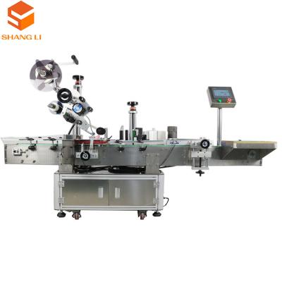 Cina Etichettatore adesivo a doppio lato per bottiglie rotonde fornito video di ispezione in uscita in vendita