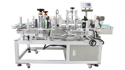 China Máquina de rotulagem de adesivos laterais duplos para garrafas à venda