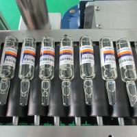 China Automatic Horizontal Round Bottle Labeling Machine 600W 220V for Small Cosmetic Vials for sale