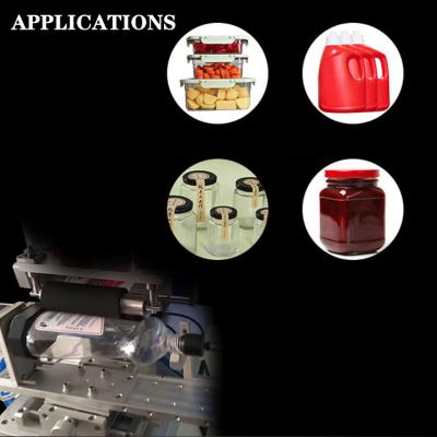 Cina 35 KG Applicatore di etichette per contenitori piatti Bottiglia rotonda Quadrata Bottiglia di vetro Condizione in vendita