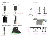 China Automatic Print and Apply Label Applicator for Carton Box Sealing 300dpi 6-10ips for sale