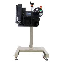 China 180 KG Flat Floor Printing and Labeling Machine with Zebra ZE500 300dpi for Envelope Label Applicator for sale
