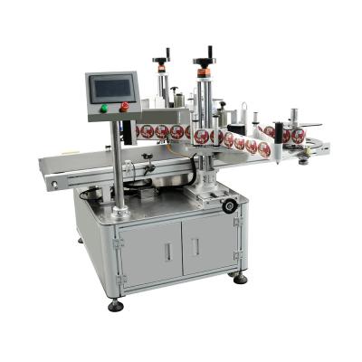 China Double Side Labeling Machine for Oil Front and Back Two Sided Barcode Labelling Cases for sale