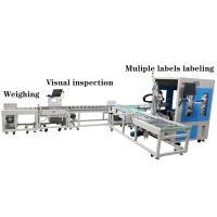 China Electric Driven Automatic CCD Vision Labeling Machine for Flat Card Plastic Pouch Bags 220V 2500W for sale