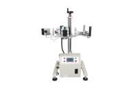 China Tabletop Automatic Flat Surface Labeler 200W 220V for Carton Box Bottle Lid Sticker Labeling Machine for sale