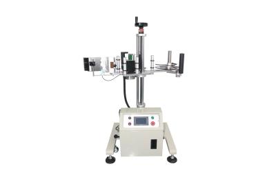 Cina Etichettatore automatico da tavolo ad alta precisione per tappi di bottiglie in cartone a superficie piatta in condizioni in vendita