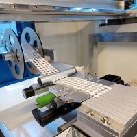 China CCD Vision PCB Labeling Machine with ±0.1mm Accuracy for Label Size 10-50mm for sale