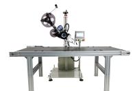 China Automatic Top Labeler for Containers 40-120pcs/min 220V Flat Labeling Machine for sale