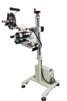 China Automatic Top Labeler for Containers 40-120pcs/min 220V Flat Labeling Machine for sale