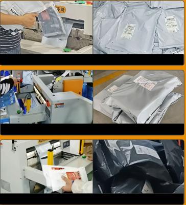 China 98 KG continue plastic zakken afdichten machine met codering printer en label applicator Te koop