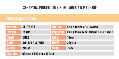 Cina Materiale di imballaggio Macchina per l'etichettatura di bottiglie quadrate da scrivania per negozi di materiali da costruzione in vendita