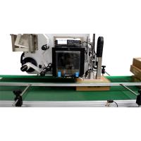 China Automatic Print and Labeling Machine 300dpi for Flat Bottles and Pouch Bags 30-80pcs/min for sale