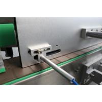 China Automatic Print and Labeling Machine 300dpi for Flat Bottles and Pouch Bags 30-80pcs/min for sale