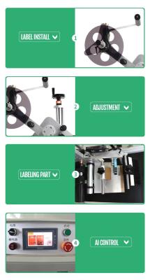 China Labeling Machine for Flat Sticker Plane Labeling of Round Glass Jar Cans Wine Bottles for sale