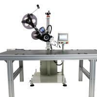 China 220V Automatic Flat Labeling Machine 40-120pcs/min for Boxes Cartons Bottles for sale