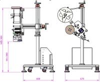 China 220V Automatic Flat Labeling Machine 40-120pcs/min for Boxes Cartons Bottles for sale