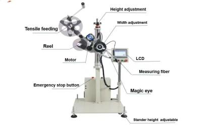 China Automatic Labeling Machine for Flat Surface High Precision Plane Pouch Bag Sticker for sale
