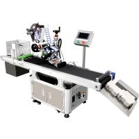China Automatic Soft Pouch Label Applicator for Vacuum Bags 40-120 pcs/min 220V for sale