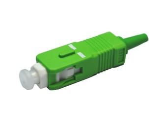 China SC UPC/APC SingleMode Fiber Optic Connector Straight Through for sale