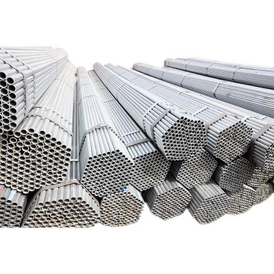 China Hot Dipped Galvanized Round Steel Pipe / Liquid Pipe Greenhouses Structure Galvanized Tube for sale