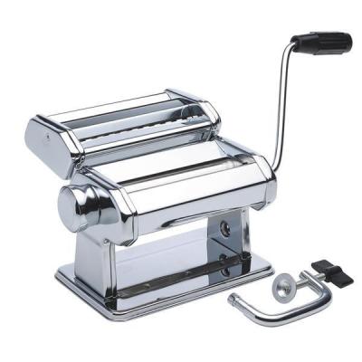 China High efficiency 220V 90W Silver color Electric Stainless steel Dough Sheet Pasta Making cutter Machines For Home for sale