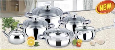 China Restaurant Stainless Steel Cookware Sets with SS # 201 for Induction Cooker for sale