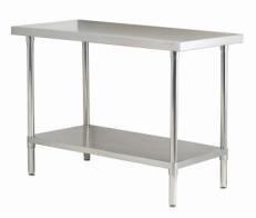 China Assembly 2 Tier Stainless Steel Kitchen Work Table 700x600x850mm for sale