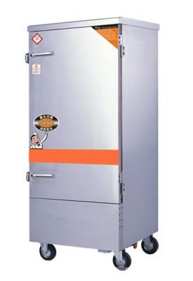 China Commercial Hotel 6 Tray Gas / Electrical Commercial Food Steamer With Single Door for sale