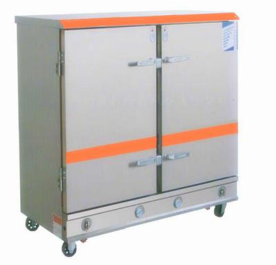 China Restaurant / Hotel Rice Gas / Electrical Commercial Food Steamer Cart With 20 Tray for sale