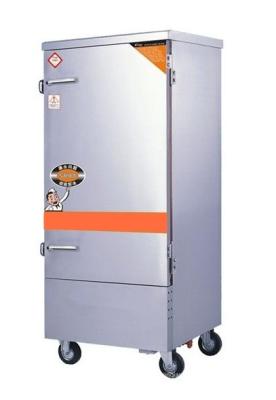 China Hotel Commercial 12 Tray Gas / Electrical Food Steamer Full Stainless Steel for sale