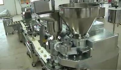 China Easy Operating, Cleaning & Maintaining Cheese Filled / Pistachios Filled Cake Machine for sale