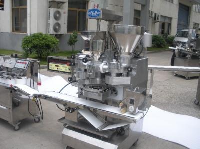 China 20L + 28L + 5L Hopper Capacity 6 Independent Motors 2 Layers Filling Mochi Maker Machine for sale