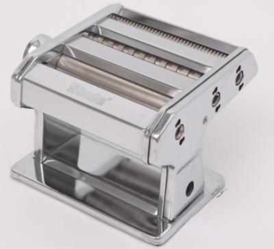 China Stainless Steel Hand - Operated Complete Silver Shule150 Pasta Machine For Fettuccine OEM for sale