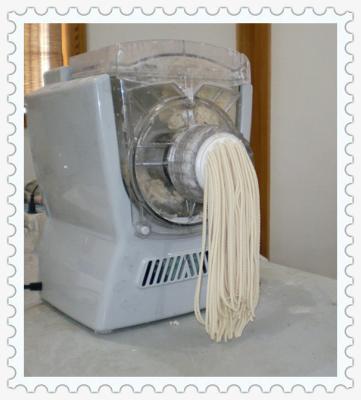 China 110 / 220V 120W 12 - 15 Minutes Fresh Automatic Pasta Machine With 7 Different Moulds for sale
