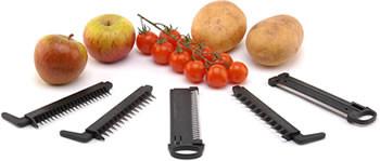 China 5 Sharp - Blade Cutters ABS Mandolin Vegetable Slicer Equipment For Making Waffle - Chips for sale
