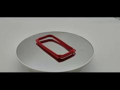 65A Red EPDM Molded Rubber Parts Widely Use Rohs Square Rubber Gaskets