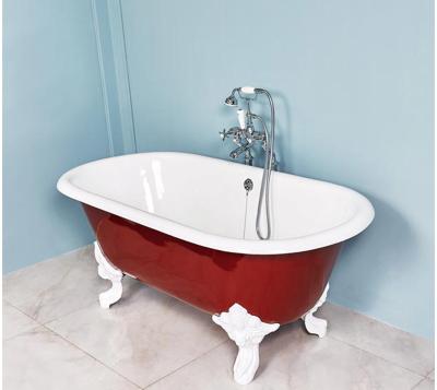 China Cast Iron Double ended toll top Bathtub YX-007 for sale