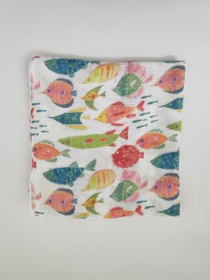 China breathable 100% organic cotton baby swaddle baby best receiving blanket for sale