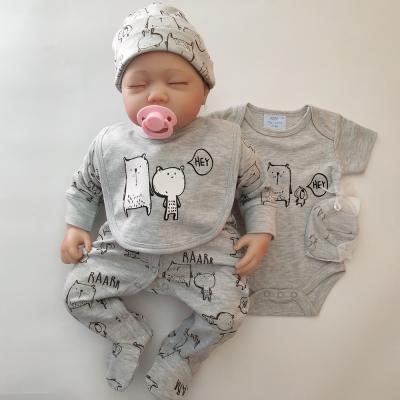 China 5pcs pasgeboren die Babykleren de Uitrustingen van de Babyjongen Leuke Pasgeboren Little Boy-Kleren worden geplaatst voor de Lente en de Herfst Te koop