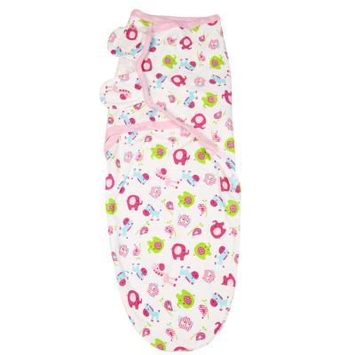 China 64 * 32CM Soft Swaddle Blanket , Baby Swaddle Blankets Colored Comfortable Baby Wraps for sale