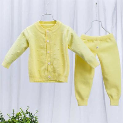 China Plain Newborn Baby Sweater Sets , Easy Wash Crochet Baby Sweater Sets for sale