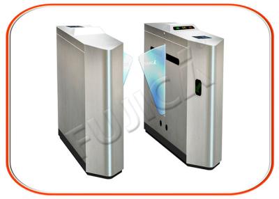 China Ticket in ticket out for pedestrian access control flap barrier for sale