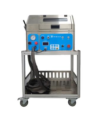 China Máquina de gelo seco industrial com 4m tubo de pulverização de gelo e 0-0,2kg/min fluxo de gelo seco à venda